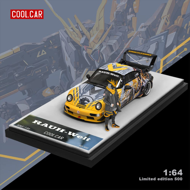 Cool Car Porsche RWB 964 BANSHEE MECHA Livery Figure Version 1:64 ...